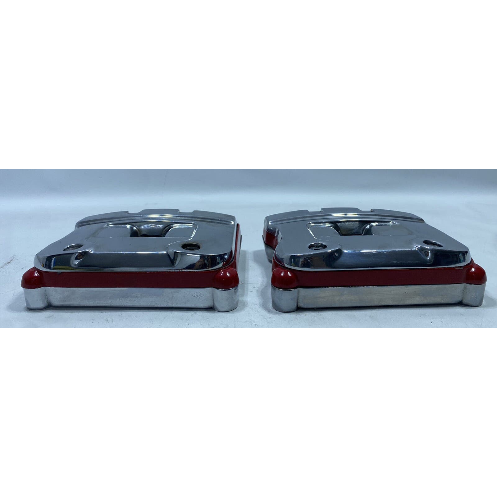 Harley Davidson Early EVO FXR Touring Dyna Softail Rocker Boxes Chrome ...